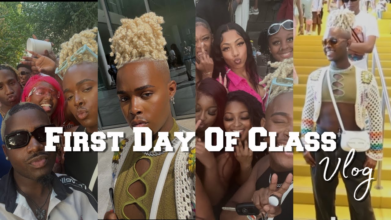 FIRST DAY OF CLASS VLOG | FT: EMBRO FLASH MOB AND DAY PARTY - YouTube