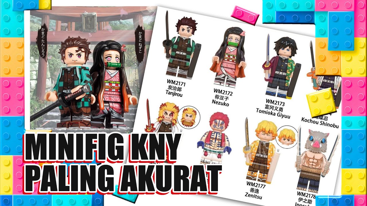 Kimetsu no Yaiba Minifigures by WM | Demon Slayer Unofficial Lego ...