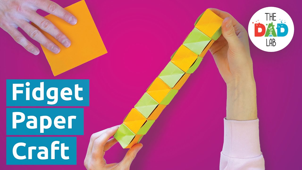 How to Make a Cool Fidget Craft using Paper - YouTube