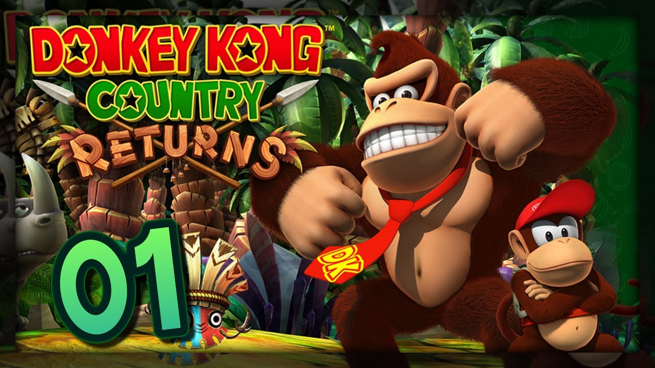 Donkey Kong Country Returns | Les débuts de la nouvelle aventure ...