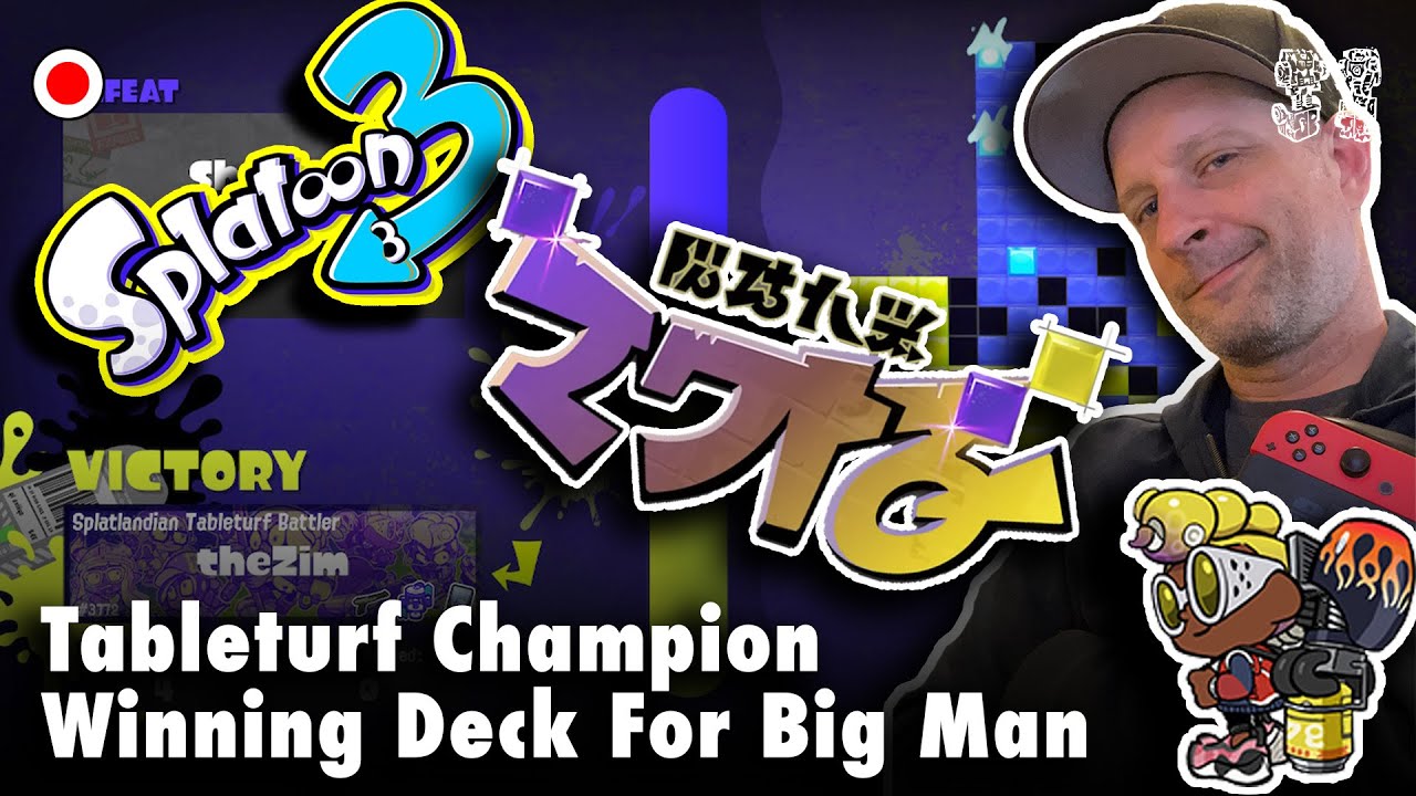 Tableturf Champion Winning Deck For Big Man - Splatoon 3 - YouTube