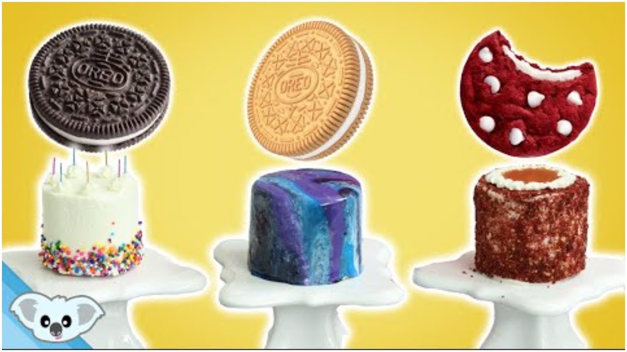 MINI COOKIE CAKES | Miniature Baking Desserts | mini cooking - YouTube