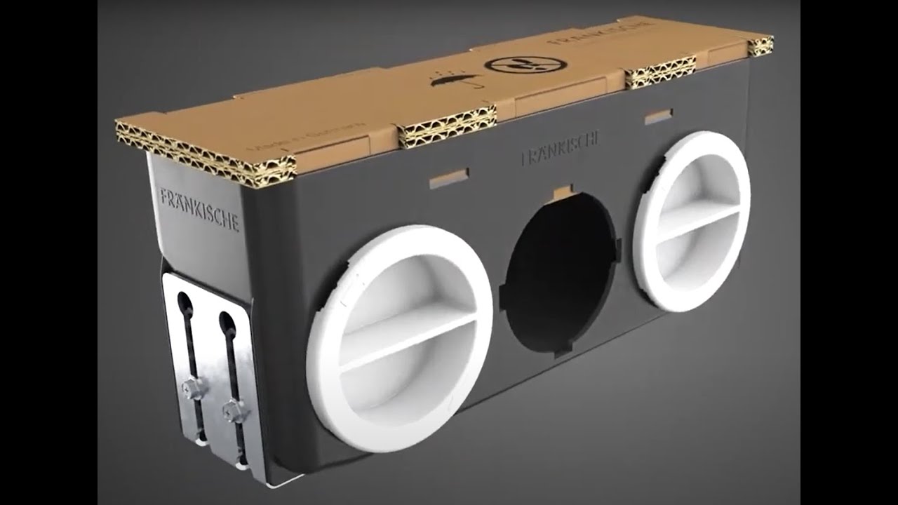 Plenum, priza de aer, cot anemostat profi air classic Frankische - YouTube