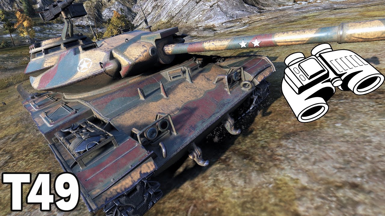 TAKTYCZNY SPOT - T49 - World of Tanks - YouTube