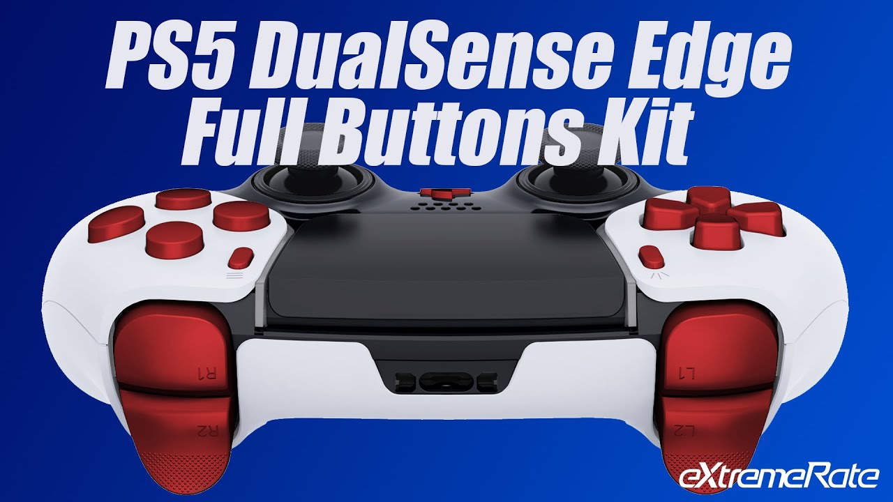 eXtremeRate PS5 DualSense EDGE Full Buttons Kit - YouTube