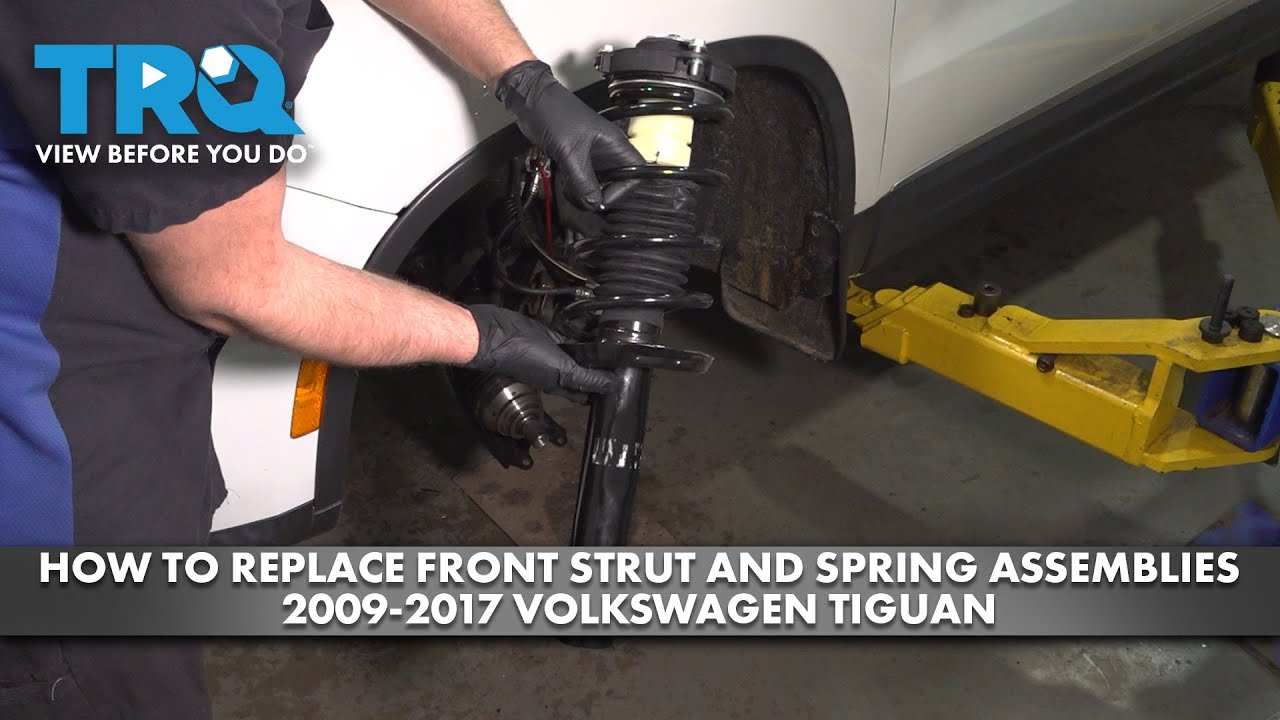 How to Replace Front Strut and Spring Assemblies 2009-2017 Volkswagen ...