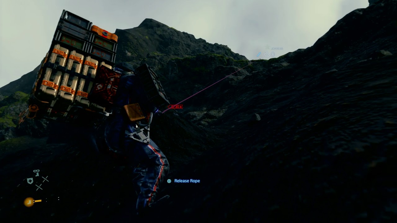 DEATH STRANDING. Rope test - YouTube