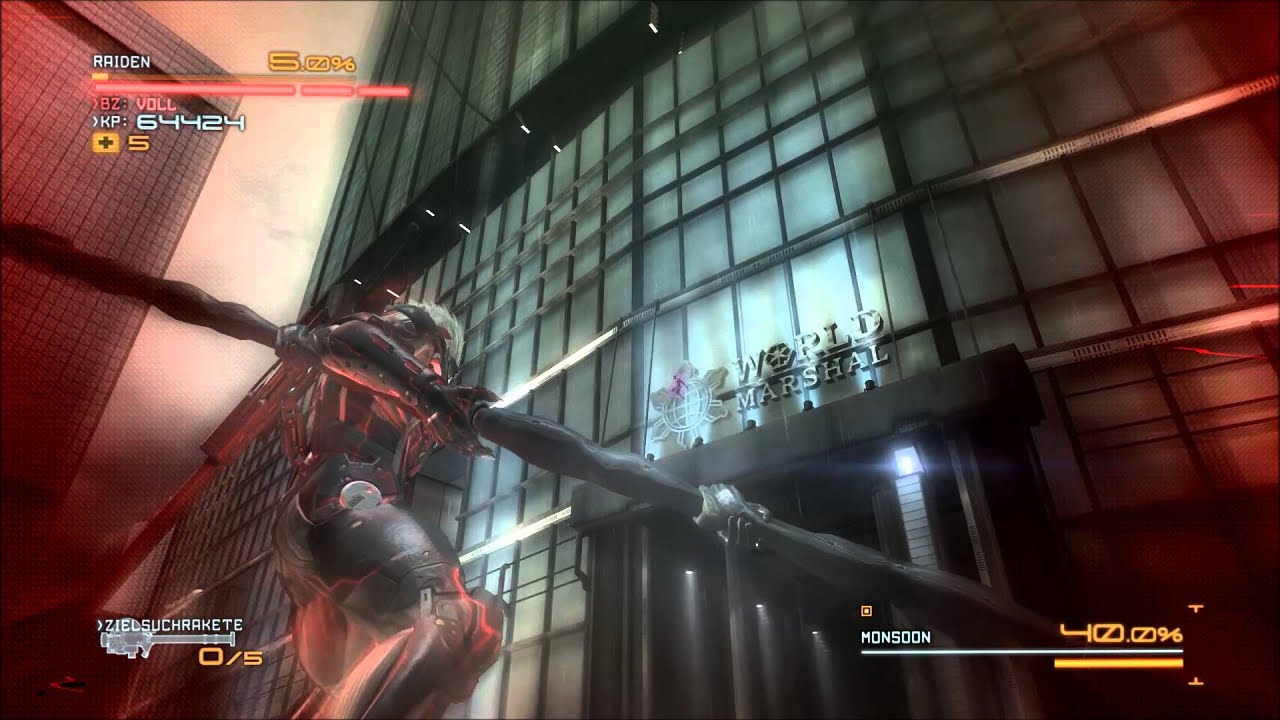 METAL GEAR RISING REVENGEANCE Raiden VS Monsoon - YouTube