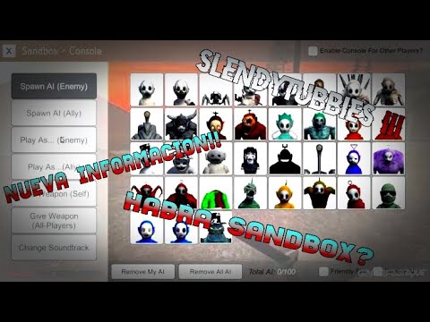 POR FIN MODO SANDBOX EN SLENDYTUBBIES 3 BETTER EDITION//¿CUANDO SALDRA ...