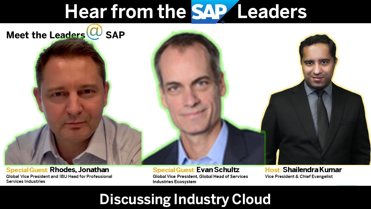 In conversation with Evan Schultz & Jonathan Rhodes, @SAP discussing # ...
