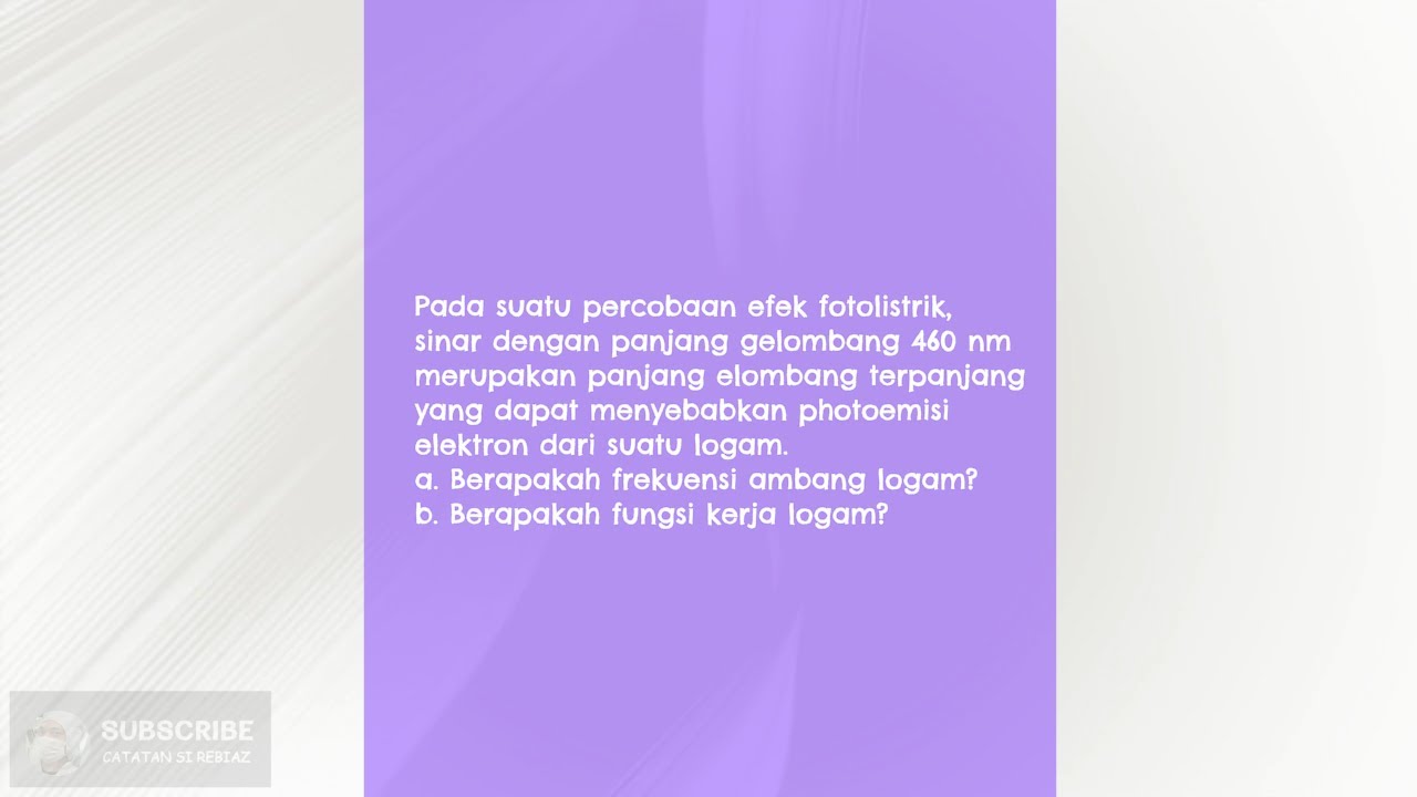 Threshold Frequency and Metal Work Function | Photoelectric Effect ...