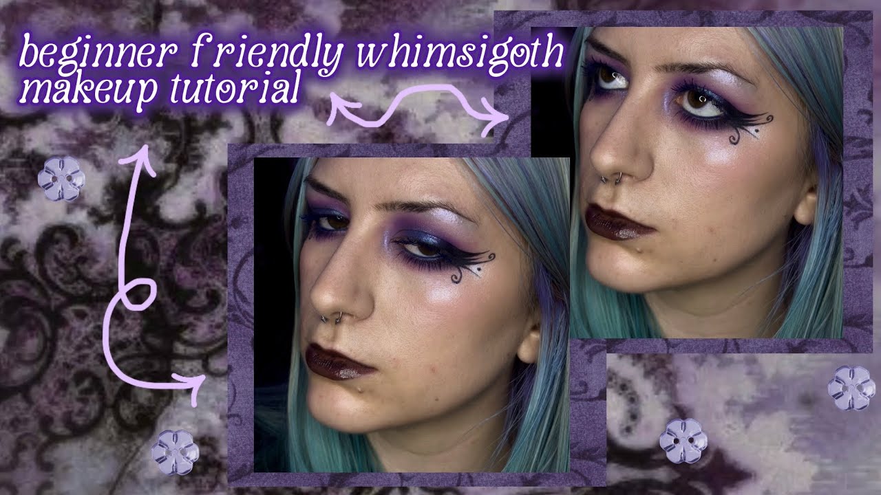 beginner friendly whimsigoth makeup tutorial 🔮 #makeup #makeuptutorial ...