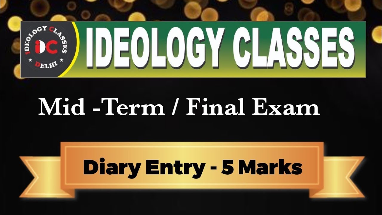 Diary Entry For All Exams All Classes ,CBSE,ICSE , @umeshk41 - YouTube
