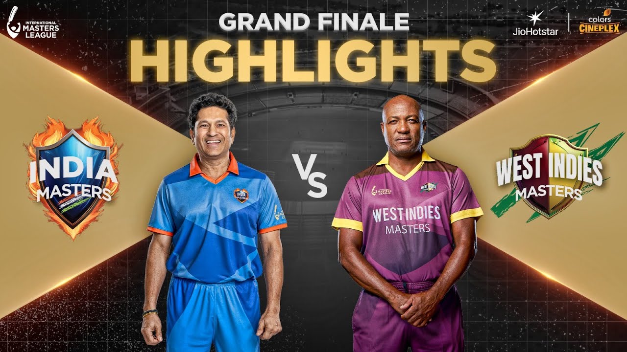 India VS West Indies | Full Highlights | International Masters League ...
