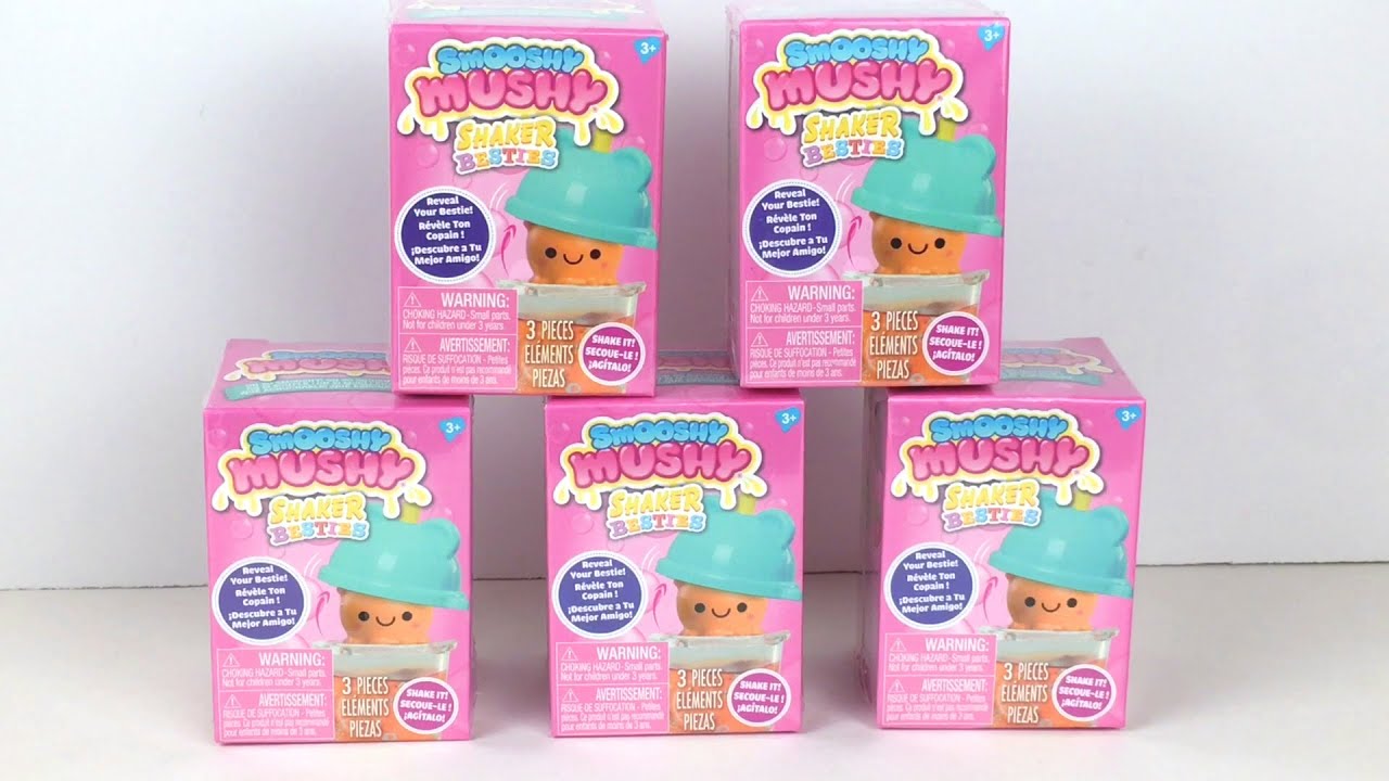 Smooshy Mushy Shaker Squishies Besties Blind Box Fidgets Review - YouTube