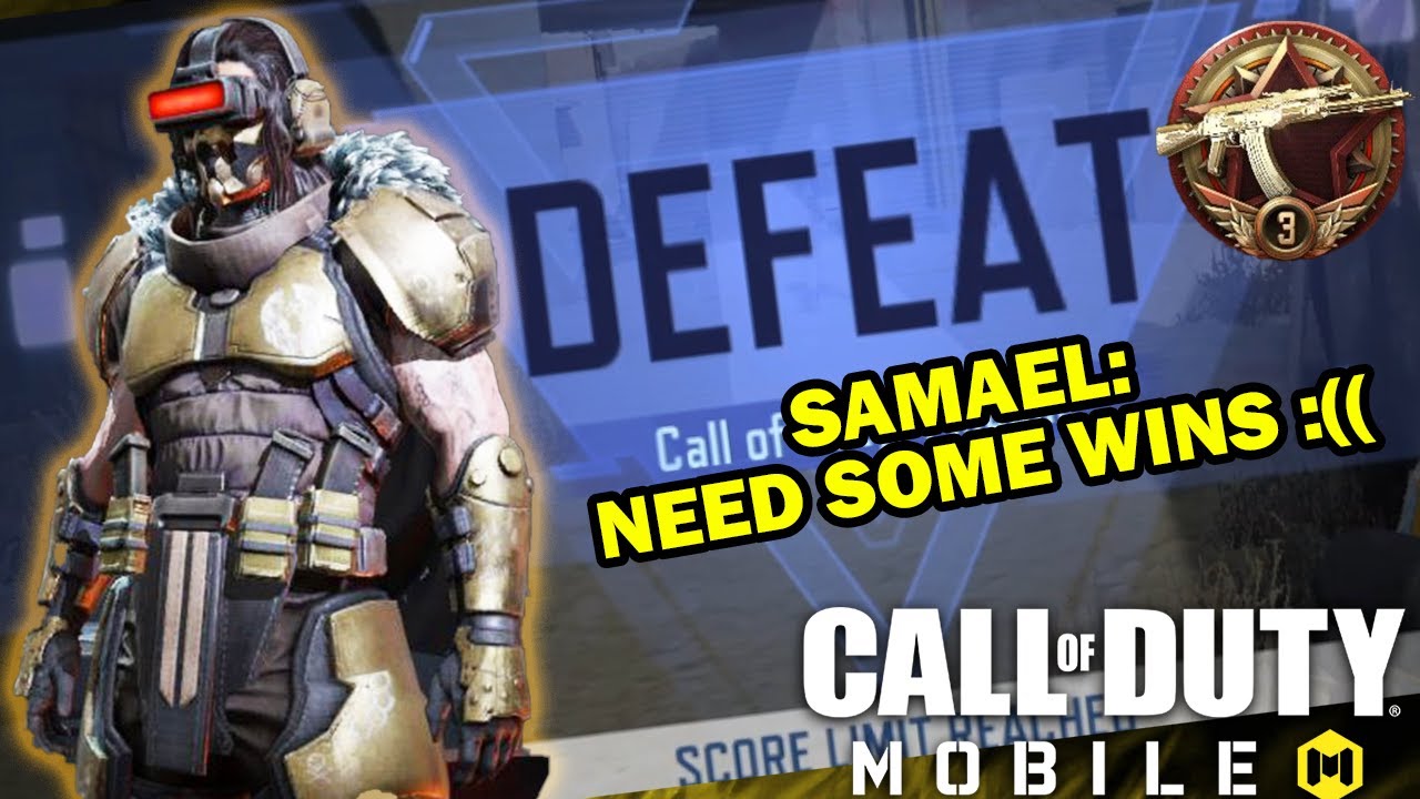SAMAEL: NEED SOME WINS!! (Part 1) (COD Mobile) (Hades Leaderboard Grind ...