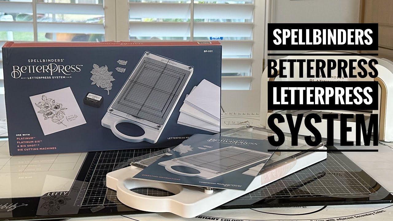 First Time Unboxing & Review BetterPress Letterpress System - YouTube