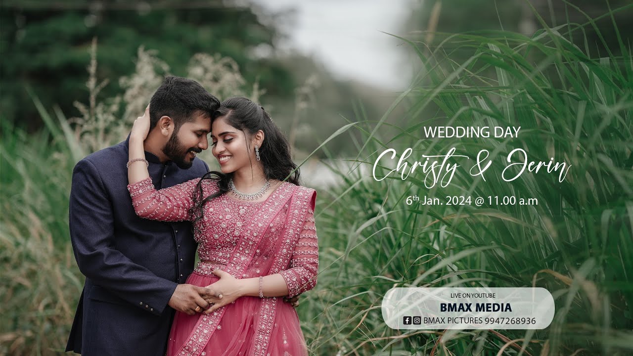 CHRISTY + JERIN / WEDDING WEBCAST / BMAX MEDIA - YouTube