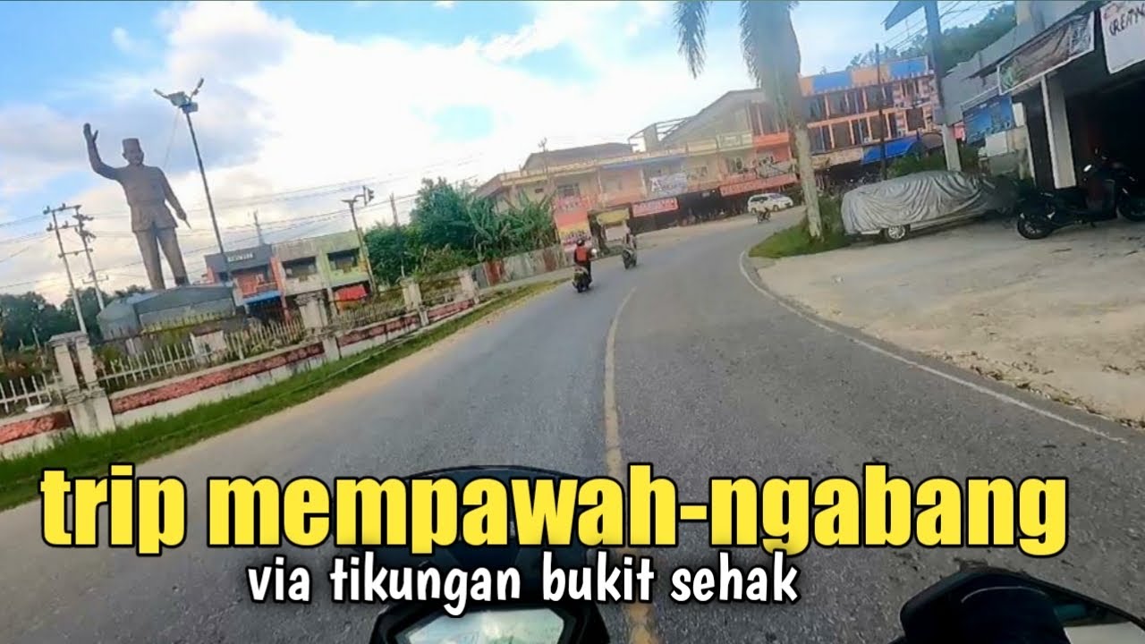 Trip dari mempawah ke kota ngabang Kalimantan barat - YouTube
