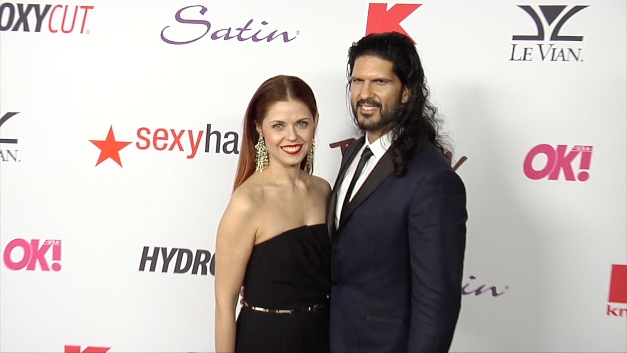 Anna Trebunskaya and Nevin Millan 2017 OK! Pre-Oscar Party Red Carpet ...