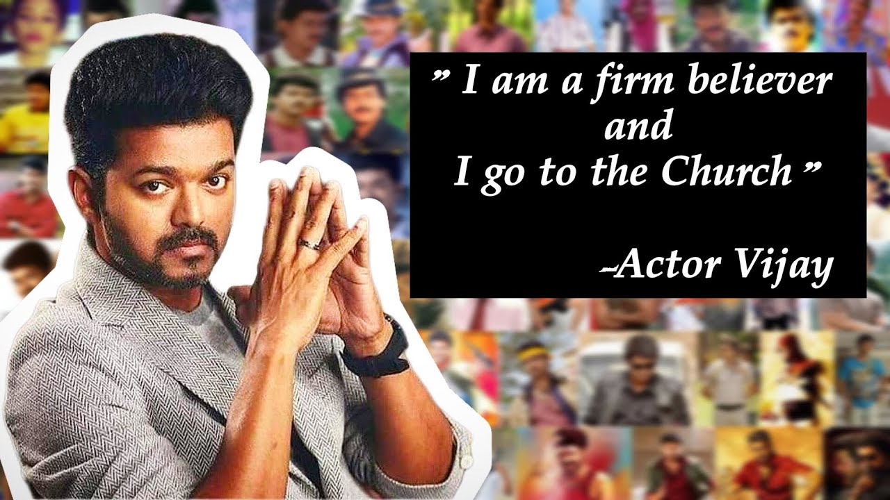 Actor Vijay about his spiritual life ️ and Going to Church⛪ | Nelson ...