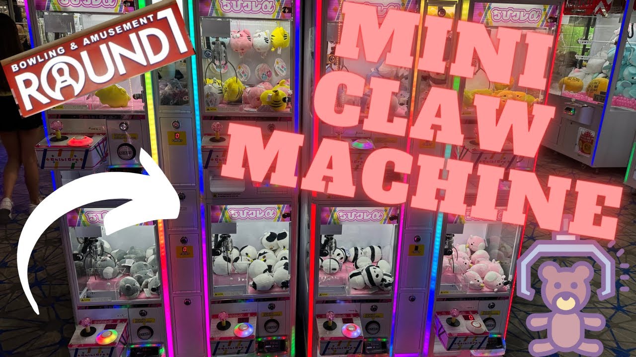 MINI Claw Machine hack - How To Win Big At Round 1! - YouTube