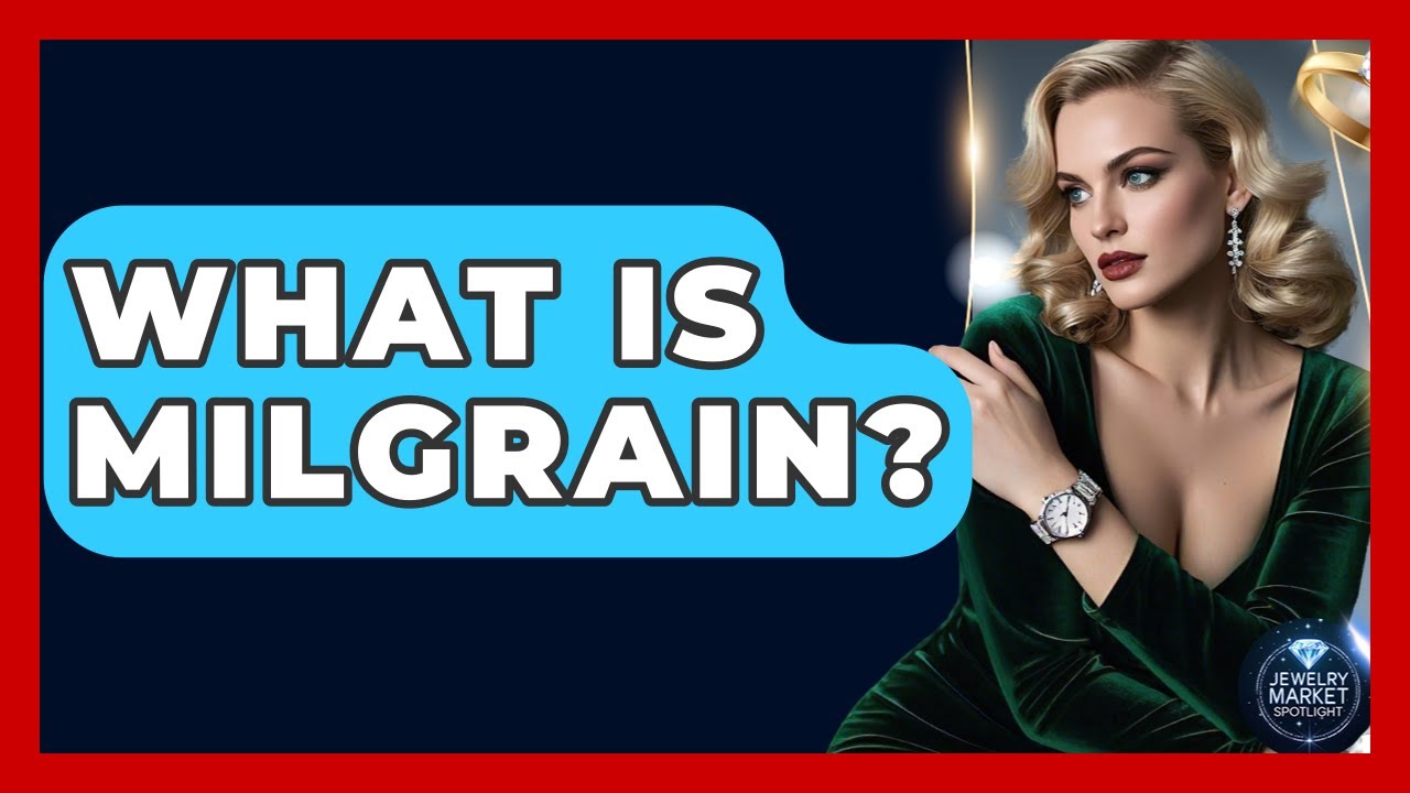What Is Milgrain? - Jewelry Market Spotlight - YouTube