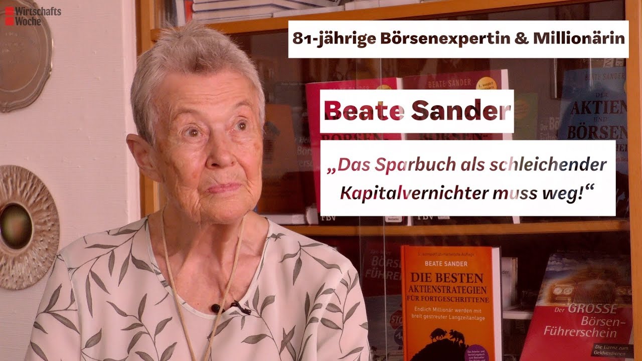 Beate Sander: „Das Sparbuch als schleichender Kapitalvernichter muss ...
