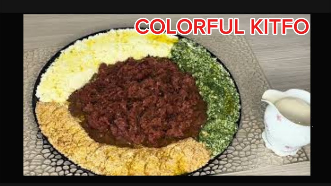 #Colorful Kitfo Tartare with Spinach & Spicy Paprika Ricotta ...