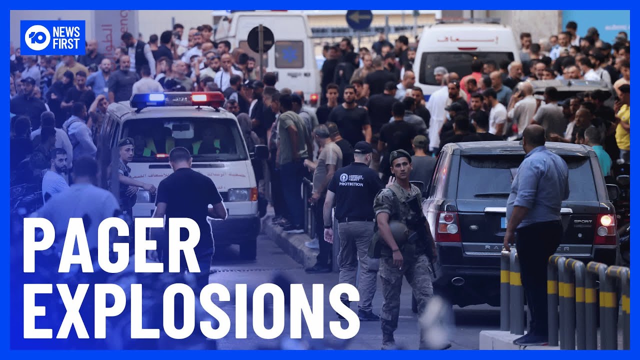 Nine Killed In Pager Explosions Across Lebanon | 10 News First - YouTube
