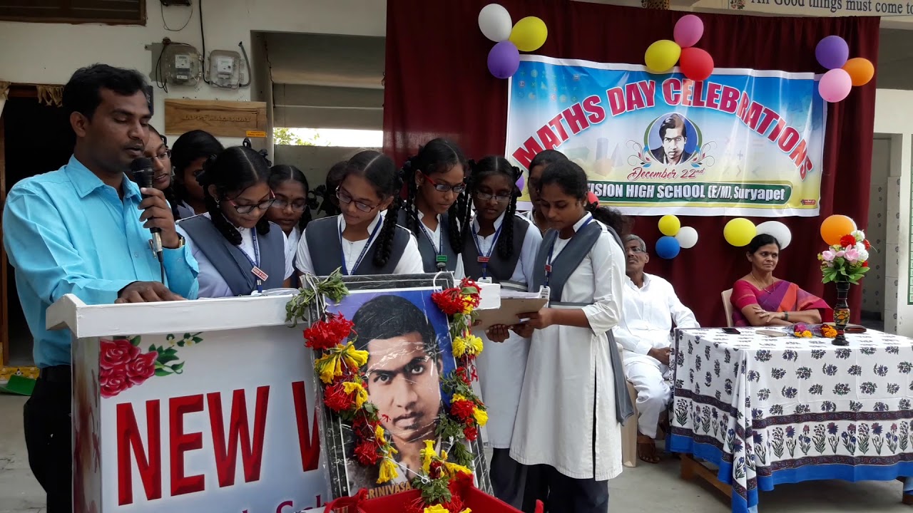 Maths Song by Goverdhan sir New Vision High School ,Suryapet - YouTube