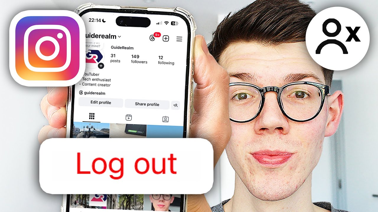 How To Log Out Of Instagram Account - Full Guide - YouTube