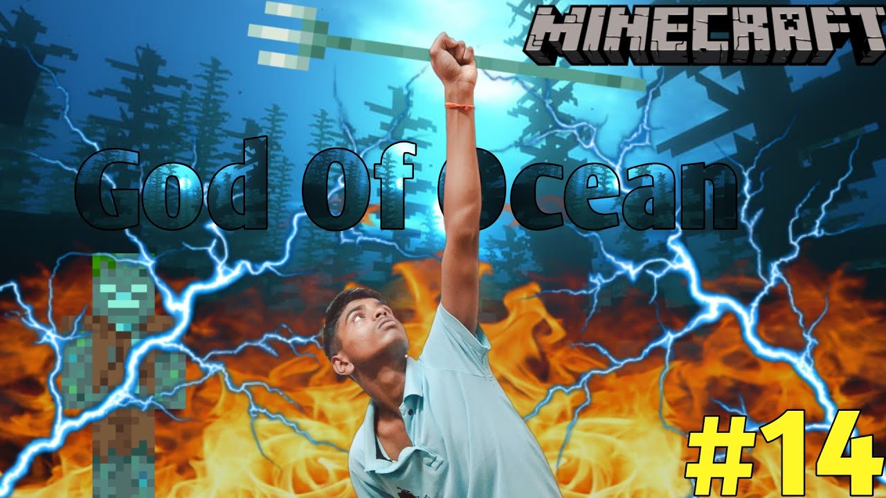 Becoming God Of Ocean*TRIDENT* in minecraft [Minecraft - Part 14] - YouTube
