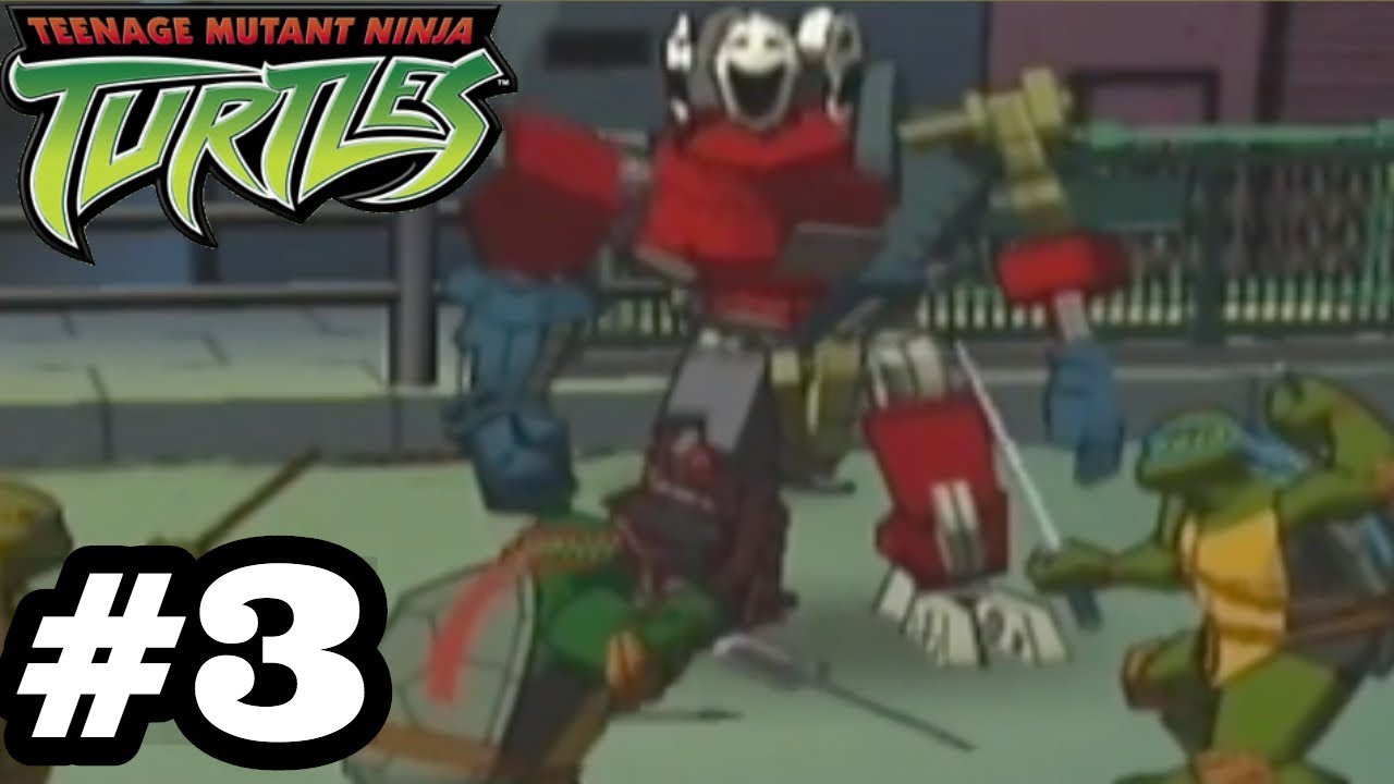 TMNT 2003 | 100% Walkthrough (Part 3) [Xbox/Ps2/Gamecube] - YouTube