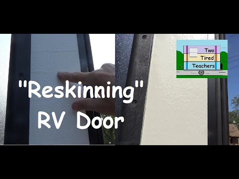 Reskinning RV Door - YouTube