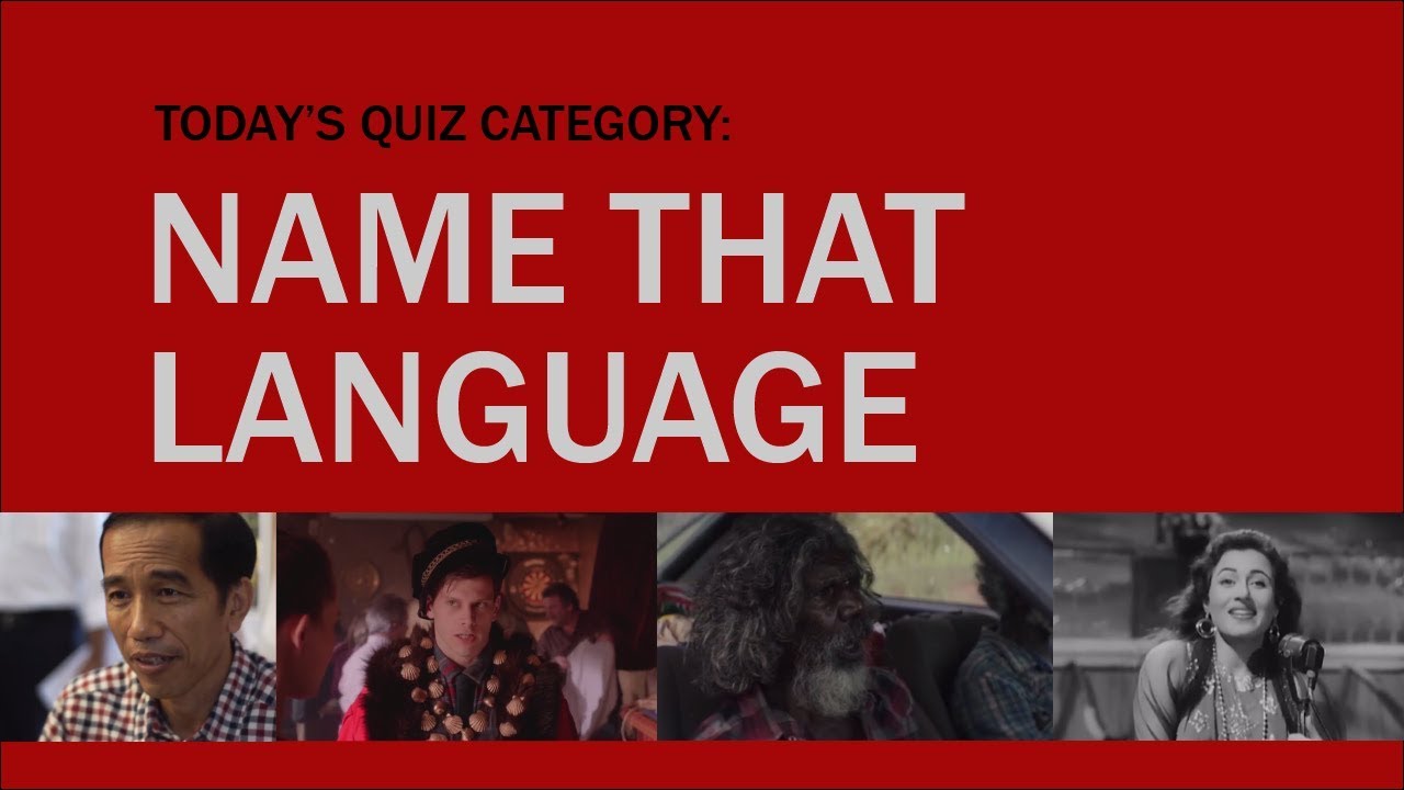 Look Smart Trivia 22: Name That Language - YouTube