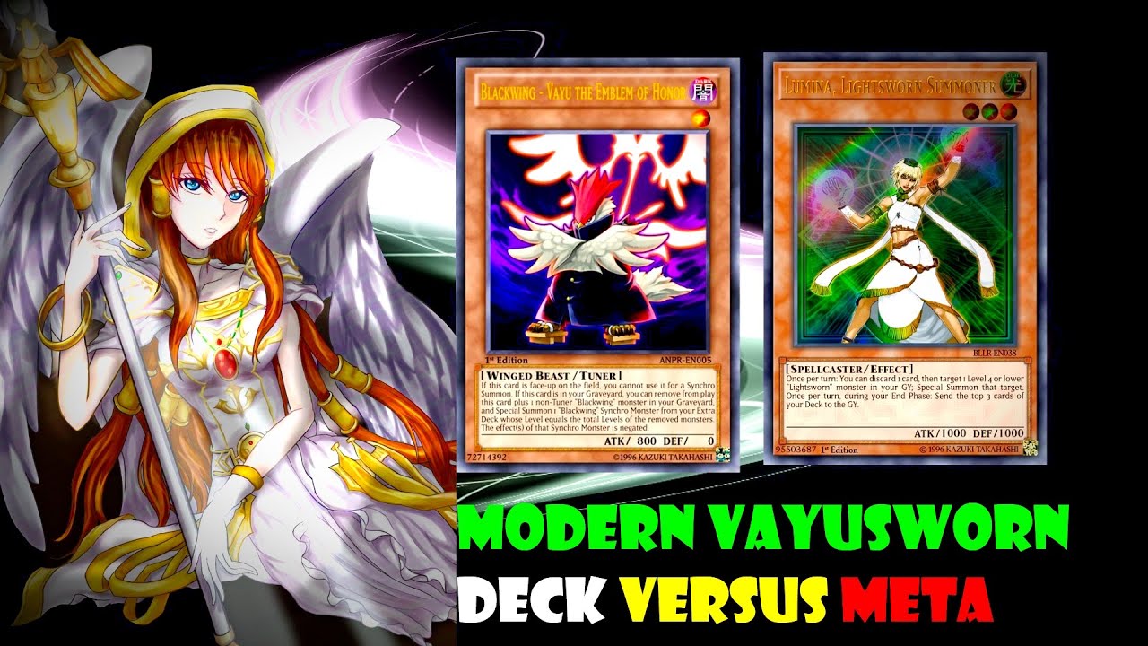 (YGOPRO)modern Vayusworn deck versus meta,Lightsworn,Blackwing, Ishizu - YouTube