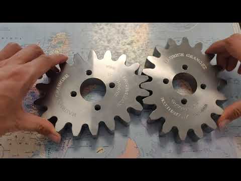 Engrenage elliptique sur mesure - YouTube