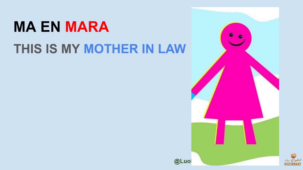 Book1 - Anyuola mar Luo Luo family tree - YouTube