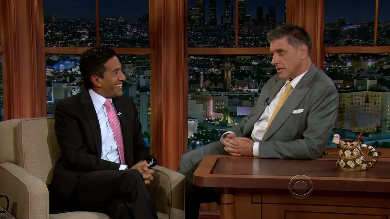 Late Late Show with Craig Ferguson 10/5/2012 Dr Sanjay Gupta, Ginnifer ...