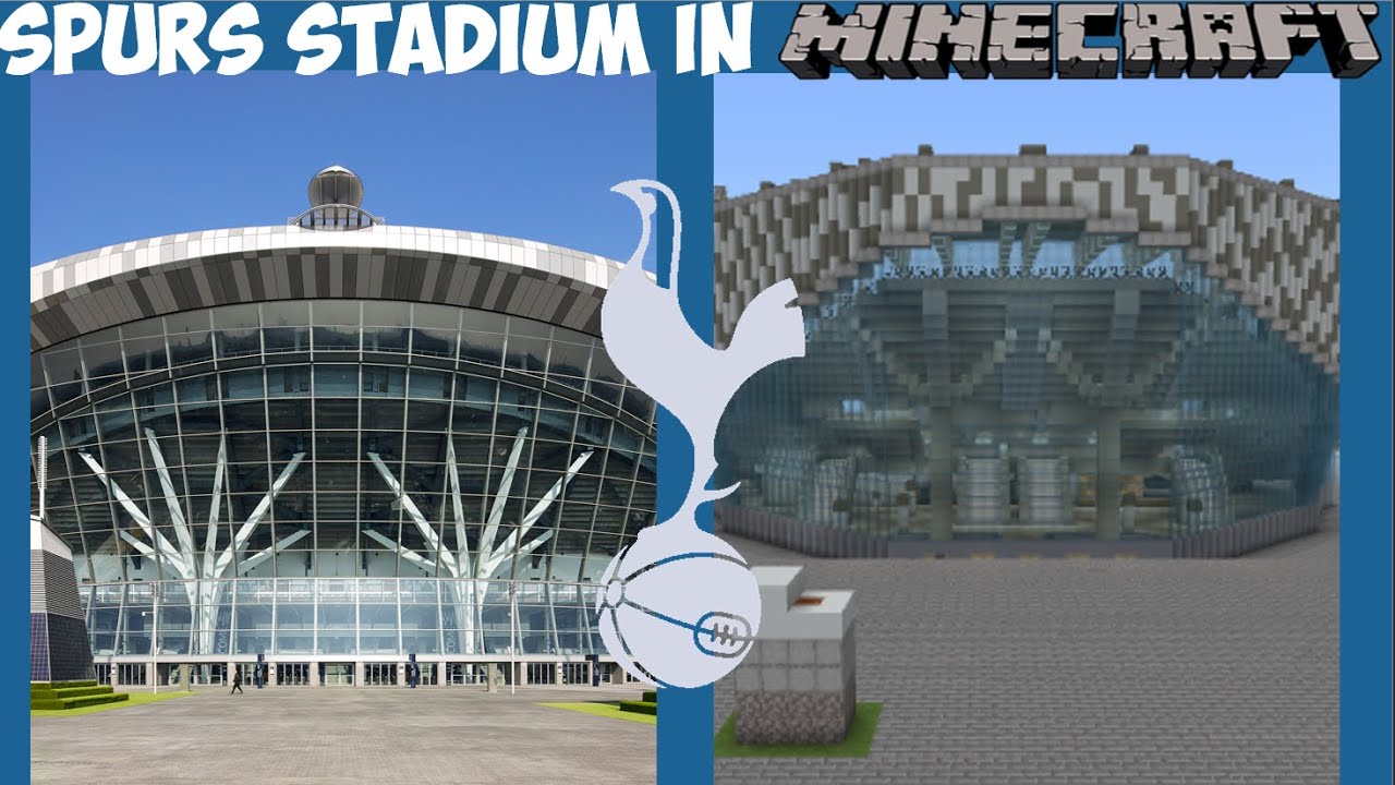 Tottenham Hotspur Stadium In Minecraft #Minecraft - YouTube