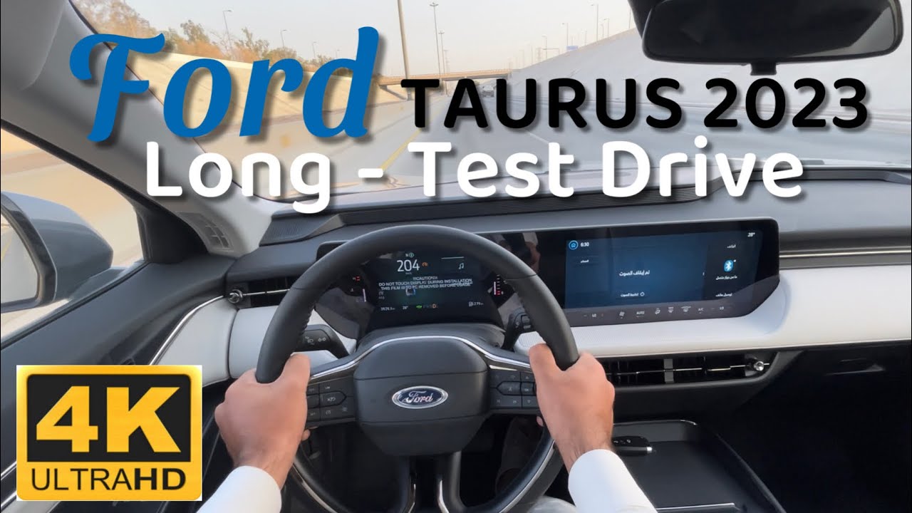 FORD TAURUS 2023 Long - Test Drive | قيادة فورد تورس ٢٣ الجديدة | POV ...