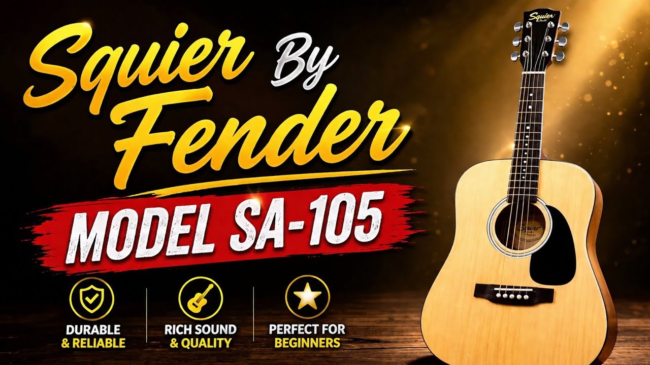 Fender squier SA 105 || Fender Guitars - YouTube