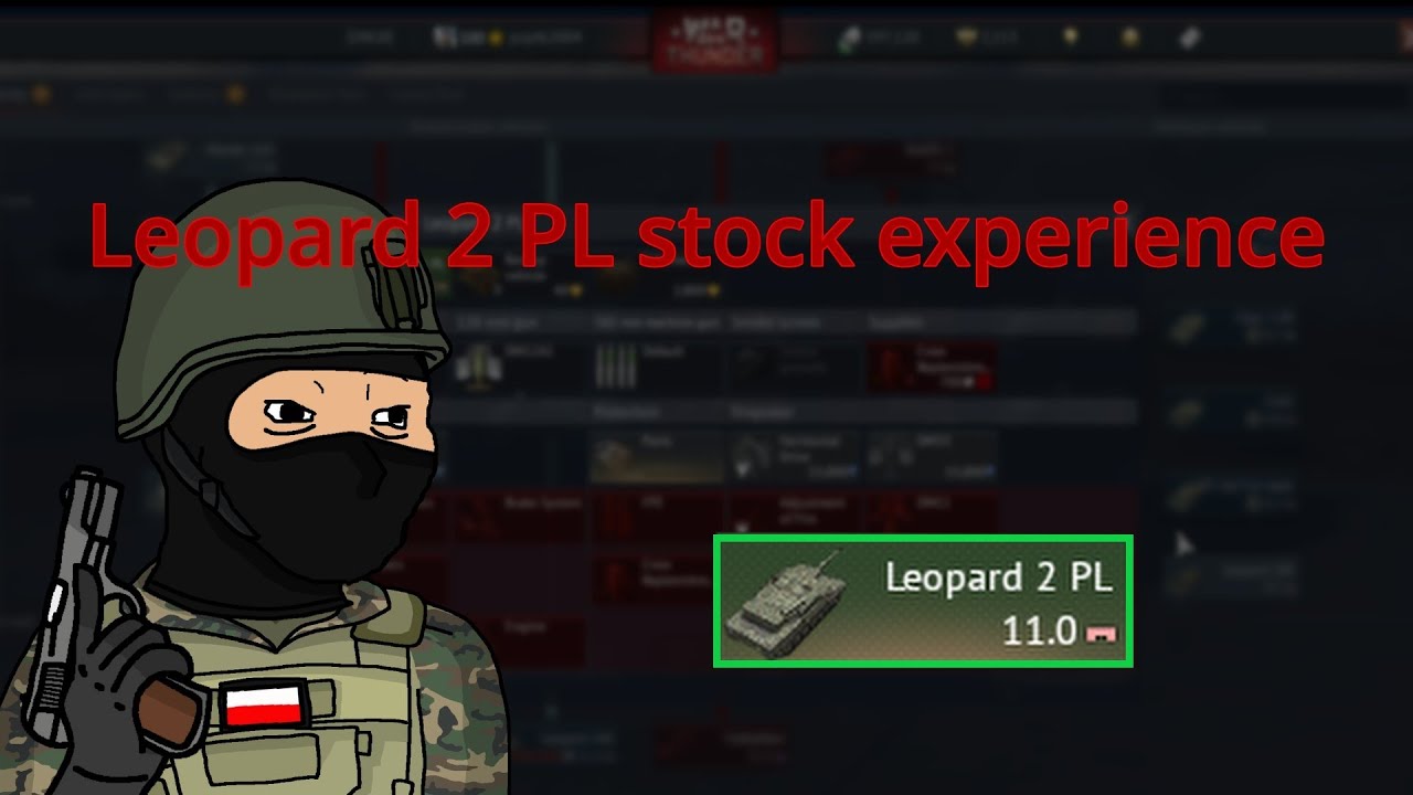 Leopard 2 PL stock experience - YouTube