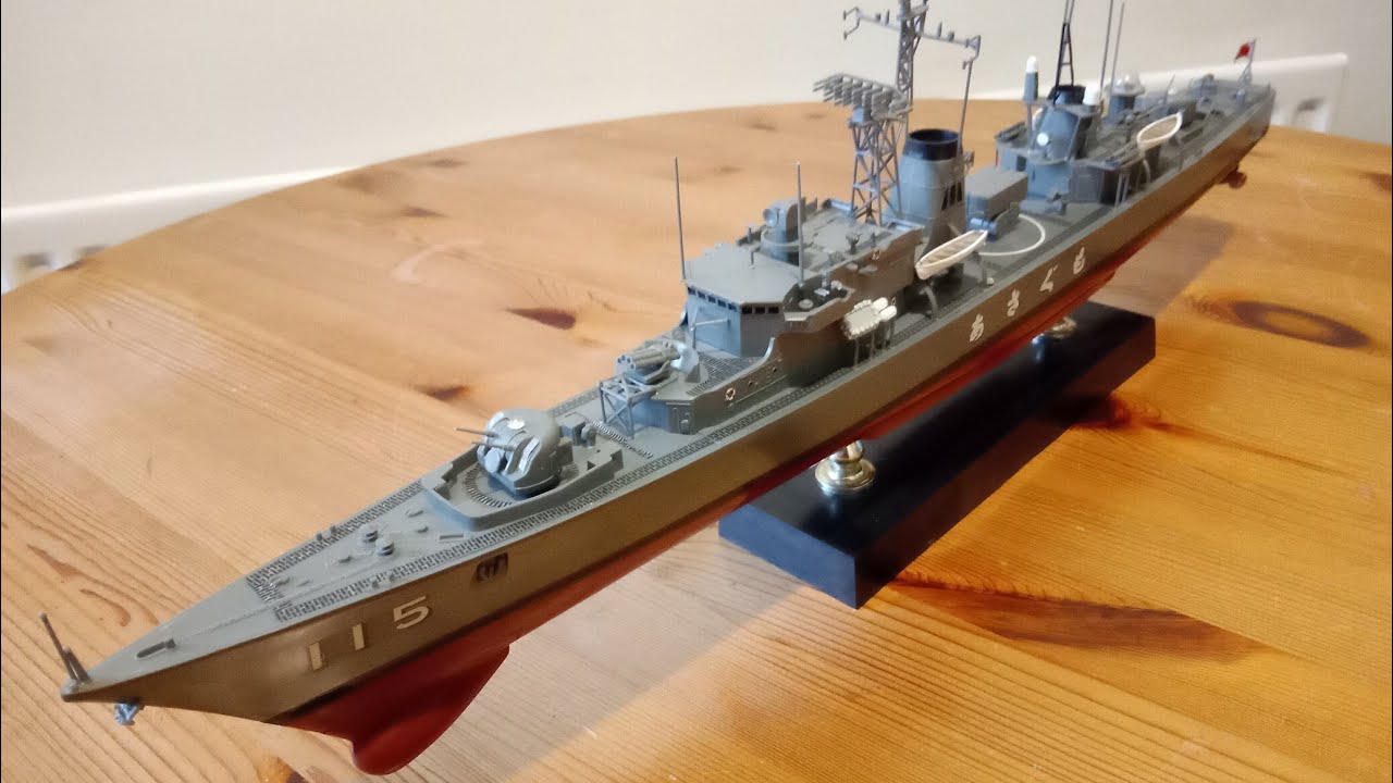 JMSDF Asagumo DD115 Japanese Navy destroyer ship model 1-200 scale ...
