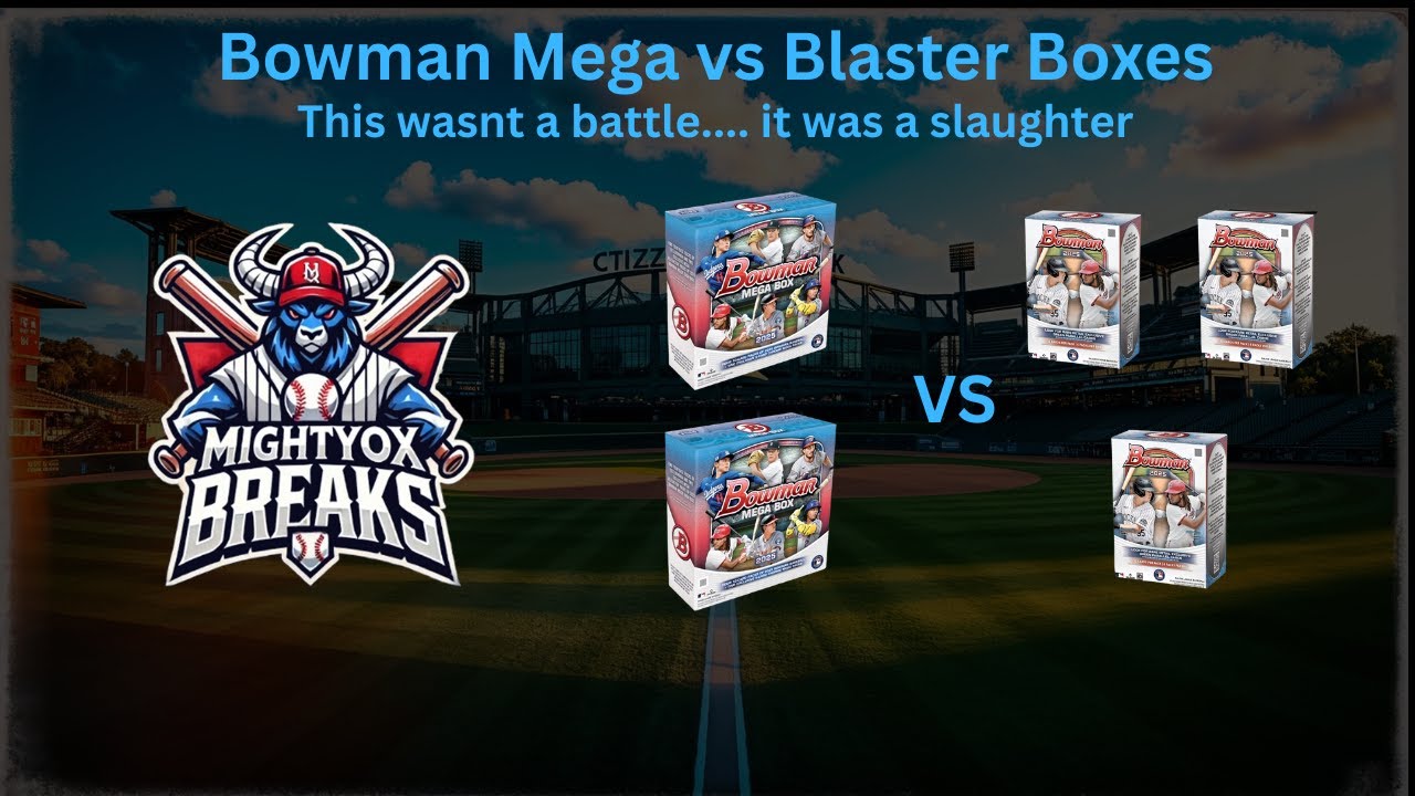 AN ABSOLUTE SLAUGHTER - BOWMAN MEGA BOXES VS BLASTERS - YouTube
