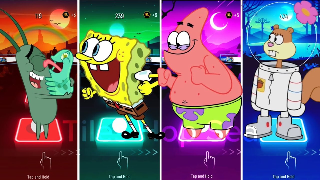 Plankton Love π Sponge π Patrick π Sandy πΆ Who Is Best Youtube
