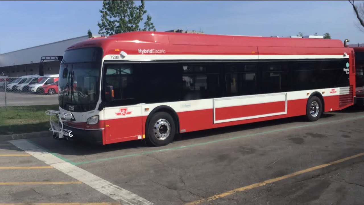 TTC Northbound Ride Video on 3345 on route 71 Runnymede to Mount Dennis ...