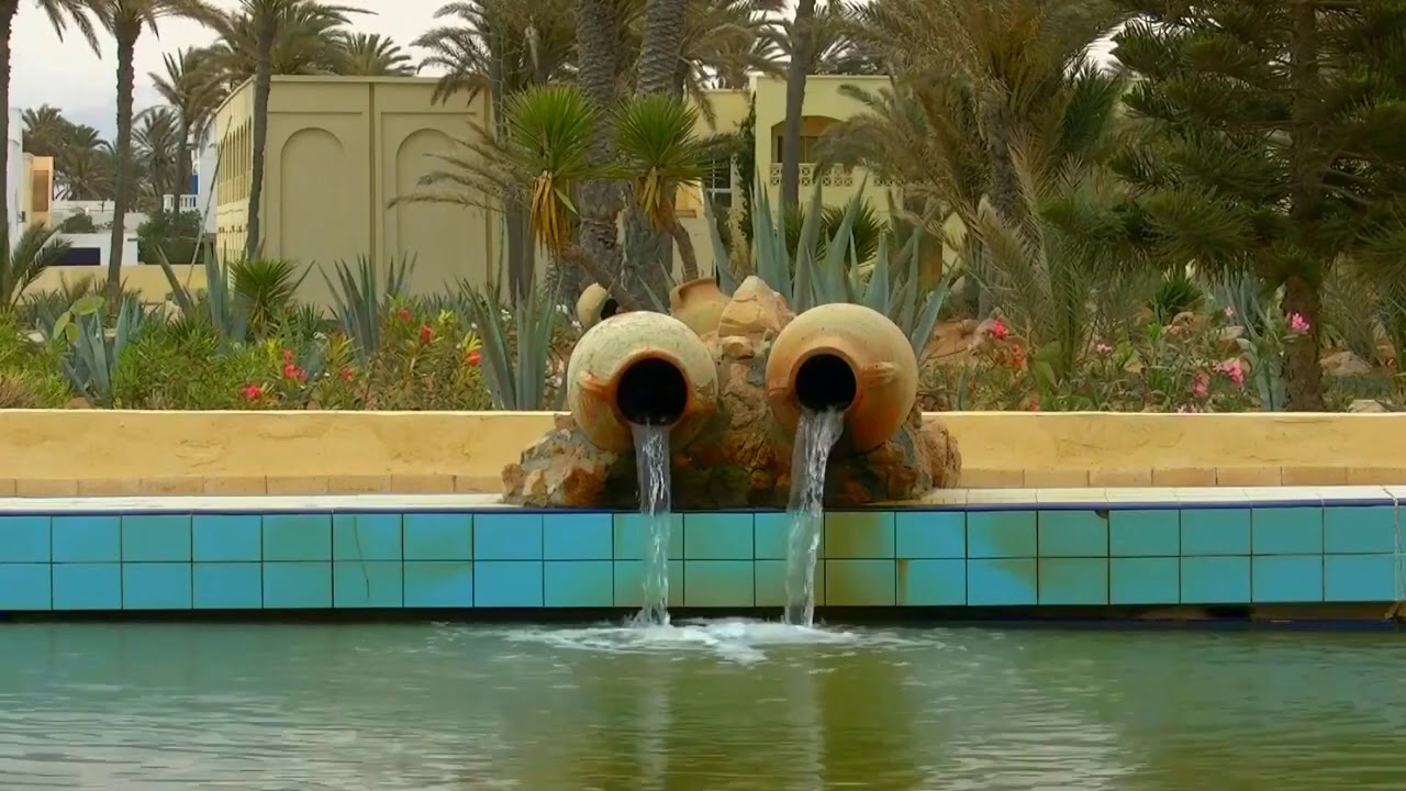 Relaxing pool fountain. Soothing Water Sounds. (10 hours) White Noise ...