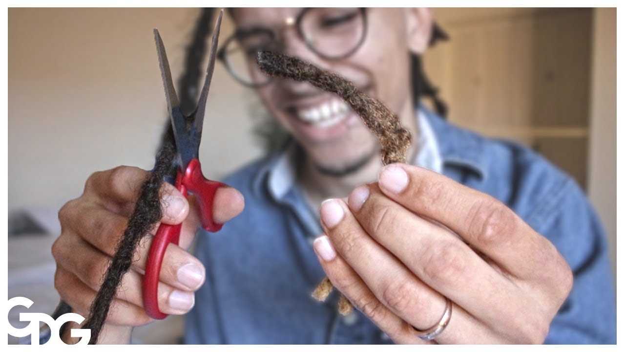 finally cut my dreadlocks... - YouTube